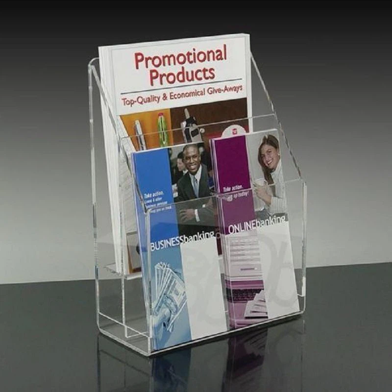Clear Acrylic Magazine Rack - Acrylic Product Customization