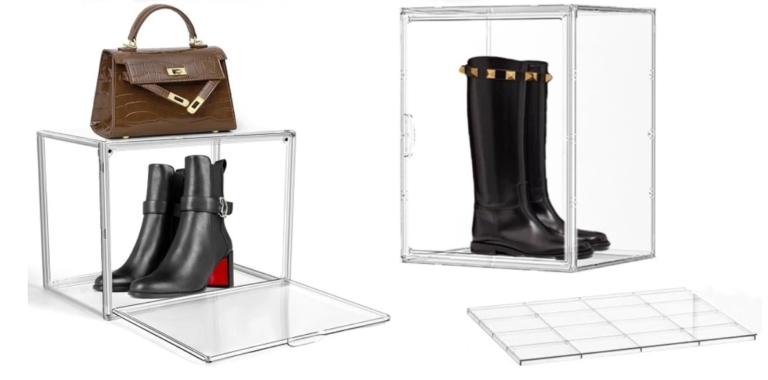 Clear Acrylic Shoe Display Case - Acrylic Product Customization